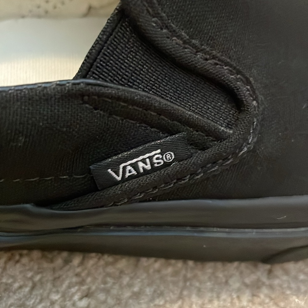 Vans Classic Slip On, All Black - Gem